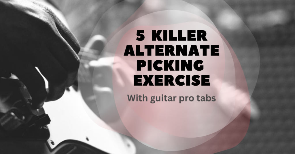 Alternate Picking Exercise With Guitar Pro Tabs