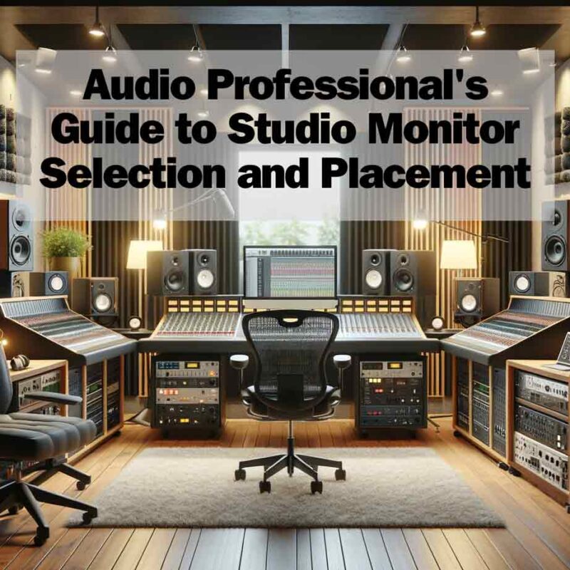 Audio Professional's Guide to Studio Monitor Selection and Placement