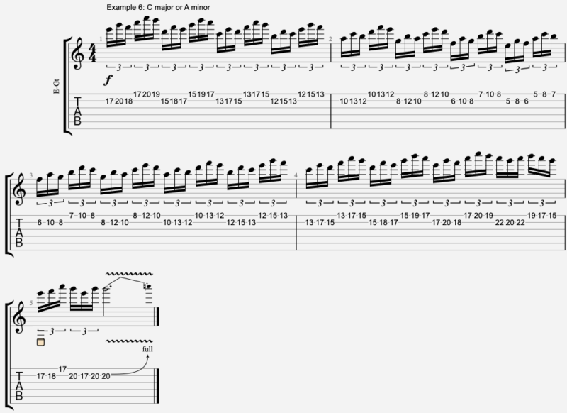 Paul Gilbert Lesson - 12 Lesson From Terrifying Guitar Trip With Tabs