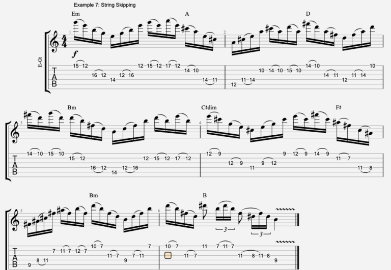 Paul Gilbert Lesson - 12 Lesson From Terrifying Guitar Trip With Tabs