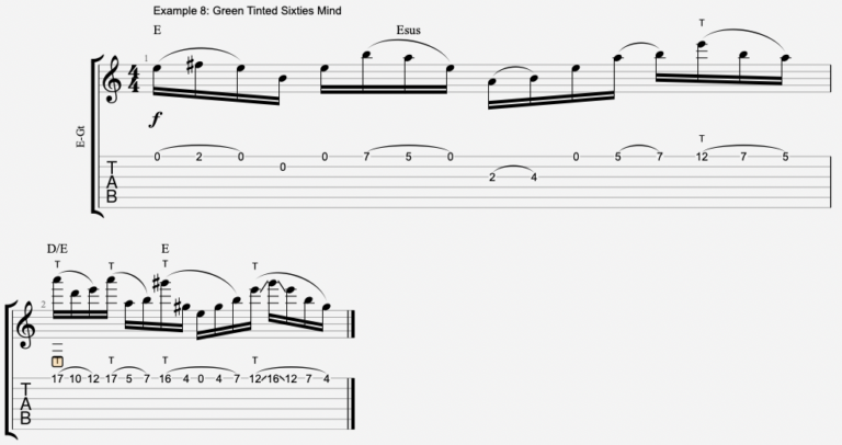 Paul Gilbert Lesson - 12 Lesson From Terrifying Guitar Trip With Tabs
