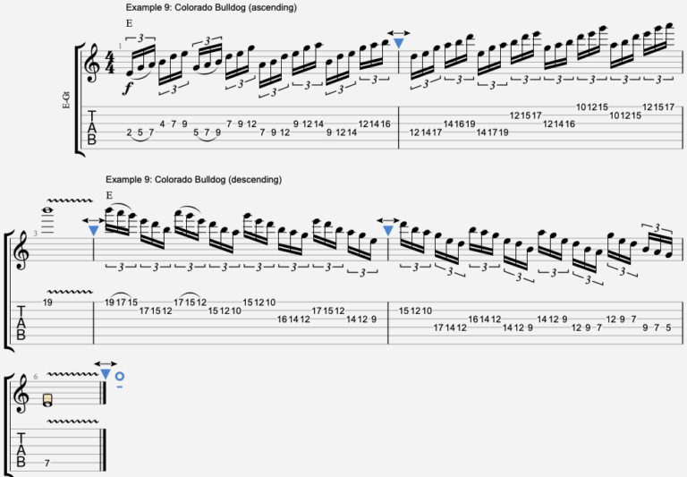 Paul Gilbert Lesson - 12 Lesson From Terrifying Guitar Trip With Tabs