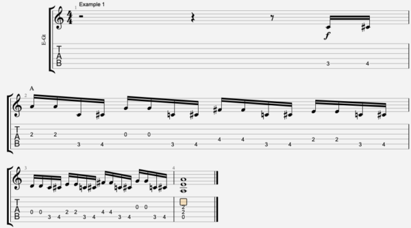 Paul Gilbert Lesson - 12 Lesson From Terrifying Guitar Trip With Tabs