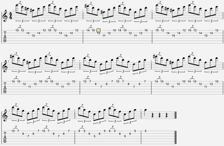 5 Absolutely Basic Sweep Picking Arpeggios Exercises With Tab