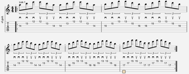 5 Absolutely Basic Sweep Picking Arpeggios Exercises With Tab