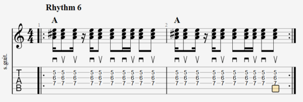 African Rhythm Lesson with Guitar Tab - Part 1