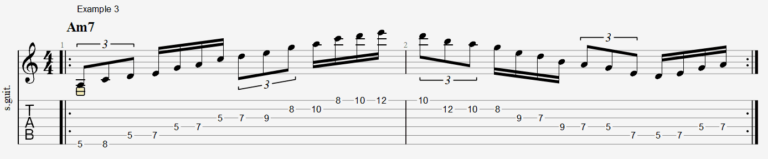 Guitar Triplet Lesson: 3 Combination Triplets And 16Th Notes Tabs